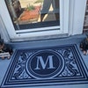 Custom Initial Monogram Welcome Mat/doormat/rug - 24" X 36" - High ...