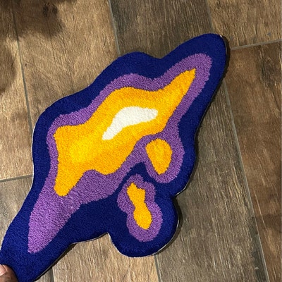 Tufted Custom Rug Trippy Face Rug Skull Rug Home Decor - Etsy