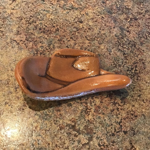 Handmade Ceramic Cowboy Hat Spoon Rest, Texas Ranch Decor - Etsy