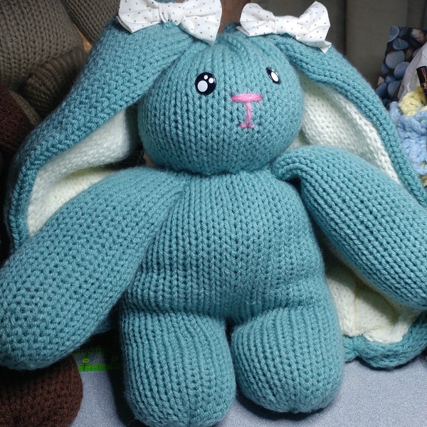 Bunny-floppy Ears Knitting Machine Pattern PDF ONLY - Etsy