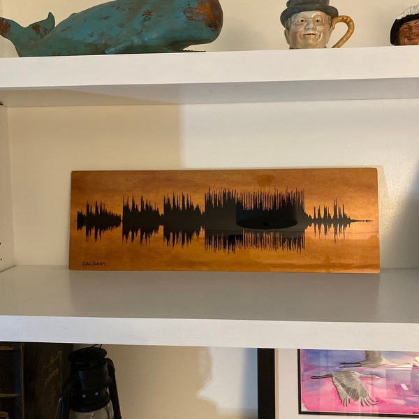 Song Sound Wave - Copper Anniversary, 7th Anniversary Gift for Him ...