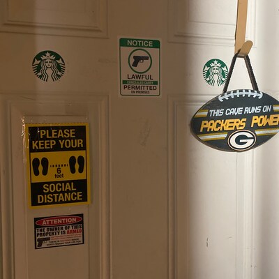 Owner Armed Warning Sticker 2nd Amendment 2A Gun Firearm Pistol Handgun ...