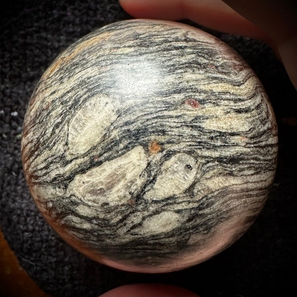 Mangano Pink Calcite Natural Stone Free Form 356g 3.6" Tall 224 AC543 ...