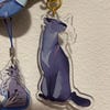 Acrylic Fighting Felines / Battle Cats Double-sided Charm Keychain - Etsy