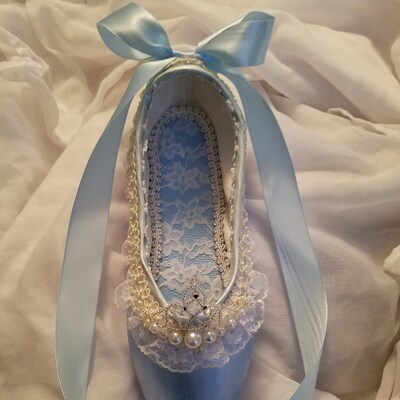 Decorated Pointe Shoe: Nutcracker,kingdom of Sweets, Gingerbread, Polichinelles, Candies ...
