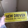 New Driver Stickers non-magnetic Paint-safe, Removable New Driver ...