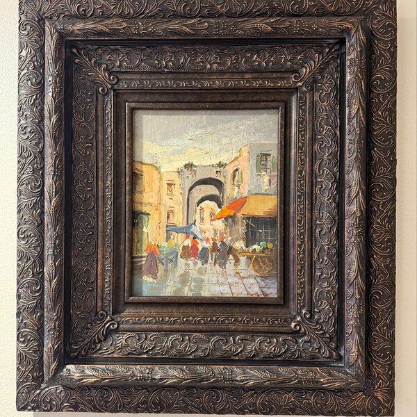 Colonial Style Frame, GOLD Leaf, Canvas Frame, Antique Frame,oil ...