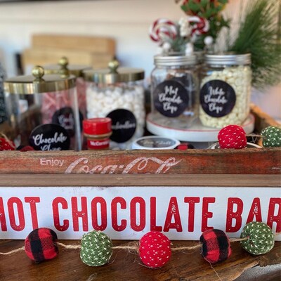 Instant Download Hot Chocolate Bar Kit, Hot Cocoa Bar Sign for ...