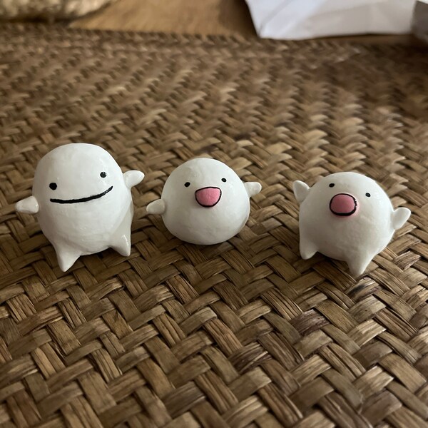 Cute Warawara Spirits Desk Pets Polymer Clay Figurine Worry Warts ...