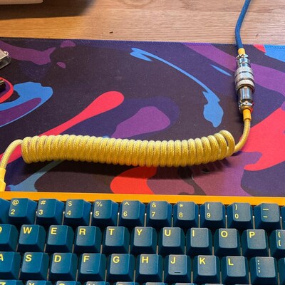 Custom Coiled Mechanical Keyboard Cable - Etsy