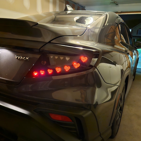 2022+ WRX Tail Light Overlays V6 HEARTS - Etsy