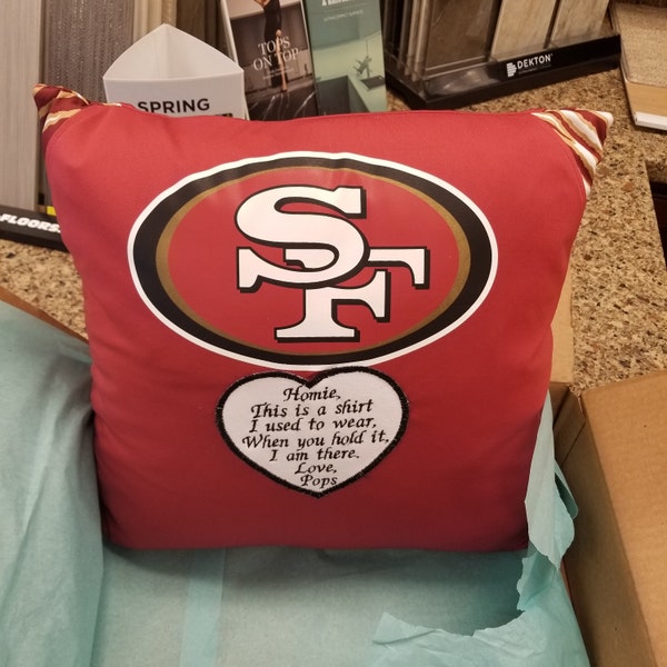Memory Shirt Pillow, Shirt Pillow, Memory Pillow, Memory Shirt, Custom ...