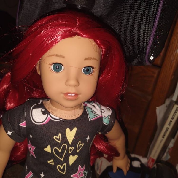 Custom Doll Wig for 18 Dolls Heat Safe-tangle Resistant fits 11 Head ...