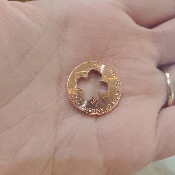 FOR CHARITY Lucky Penny Cut Out FISH Penny Charm Memorial Keepsake Fish ...