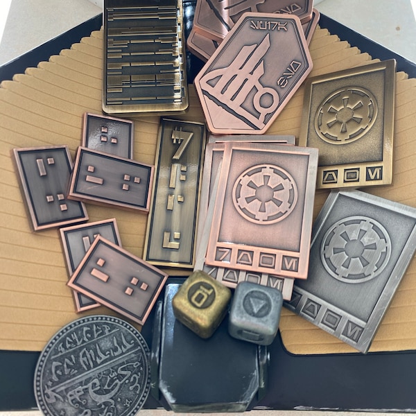 Bronze Imperial Credit | Star Wars Inspired Solid Metal Sabacc Empire ...