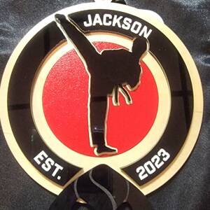 Karate Black Belt Gift Card, Personalized Martial Arts Karate Greeting ...