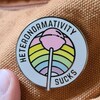 Anxiety Spinner Pin Badge Mental Health Gifts Enamel Pin Lapel Pin - Etsy