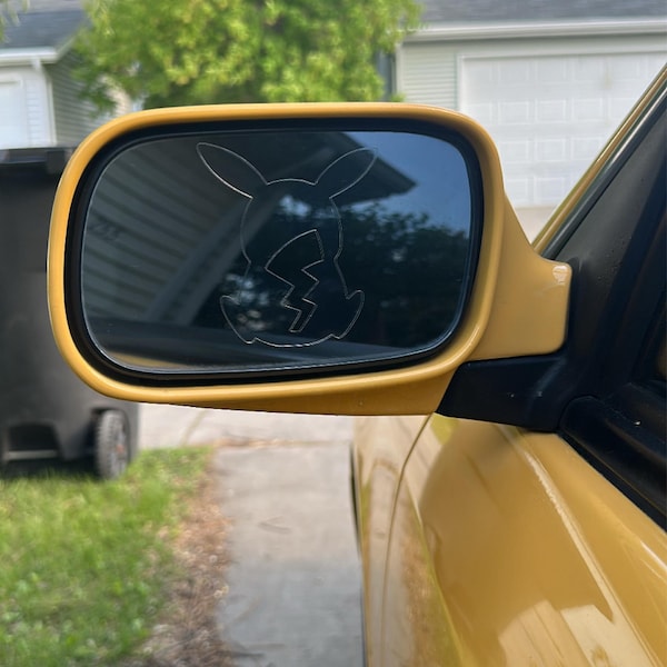 Anti Fog/rain Pikachu Mirror Peeker (pair) - Car Accessories - Decals ...