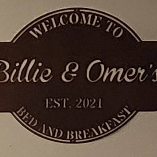 Custom Metal Family Crest Sign / Family Crest / Metal Family Crest ...