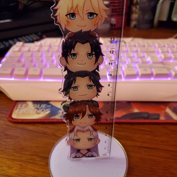 FF7 | Final Fantasy 7 | Clear Acrylic Ruler Standees - Etsy