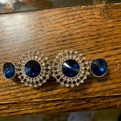 Silver Rose Barrette, Large Rose Hair Clip for Women, - Etsy