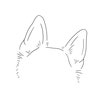 18 Cat Ear Line Drawing Clip Art and Stamps for Procreate - Etsy Canada