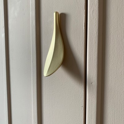 Elegant Leaf Handle Hanger Hardware - Etsy