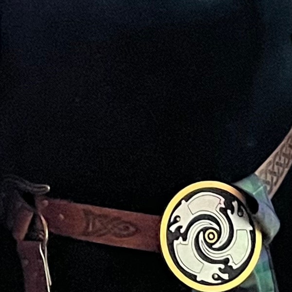 Brave Inspired Merida Celtic Bear Design Belt Centre - Etsy