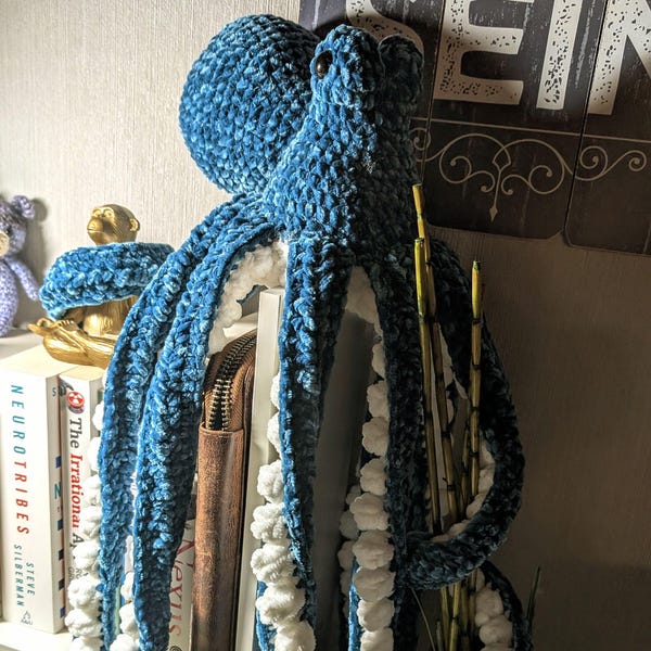 Cal the Colossal Squid Pattern Crochet Pattern digital Download PDF - Etsy