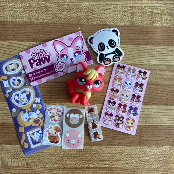 LPS Littlest Pet Shop RARE Jumbo Deco Panda Bear - Hasbro Authentic - Etsy