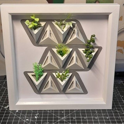 Pyramid Wall Art , 3D Paper Wall Art, 3D Paper Craft, DIY Wall Decor ...