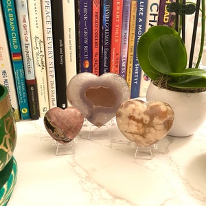 Crystal Heart Display Stands one | Etsy