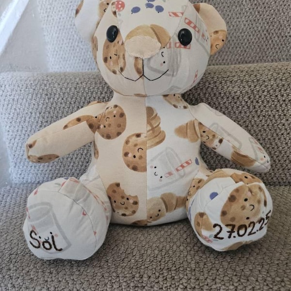 Memory Bear Keepsake Bear Weighted Bear Birth Weight Bear Bereavement ...