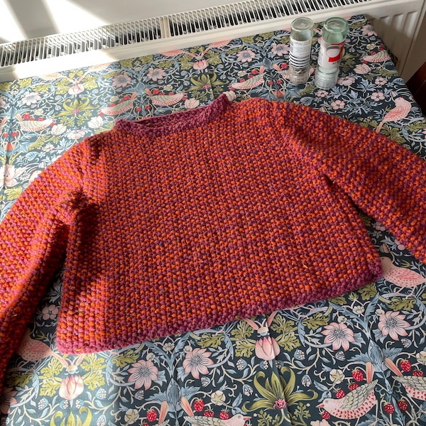 Easy Beginner Womens Round Neck Top Sleeveless Sweater Jumper Vest ...