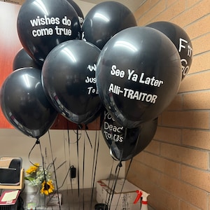 Later Traitor Party Banner for the Quitting or Going Away Office ...