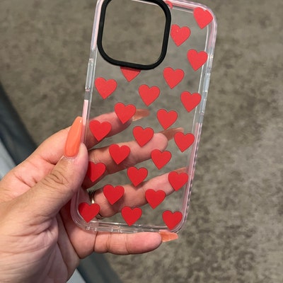 Red Hearts Phone Case, Valentines Day, Heart, Red Heart, Trendy Phone ...