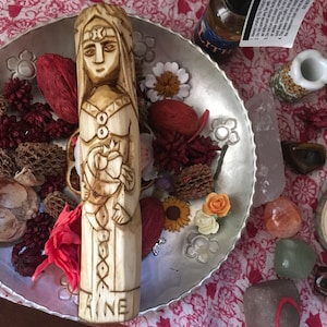 Painting Goddess Freya. Big viking Altar. Acrylic painting. | Etsy