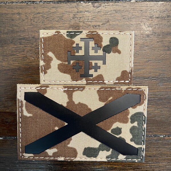 Christian Cross Jesus Christ Crucifix Faith God 1x1 Laser Cut Patch - Etsy