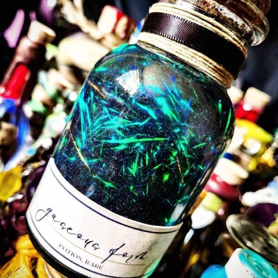 Potion phial of Gelatinous Ooze Hand-made Sensory Jar Styled in an Old ...