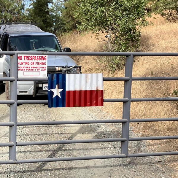 Huge Rustic American Flags, 10 Ft. Barn Metal Flags, Rustic Flag ...