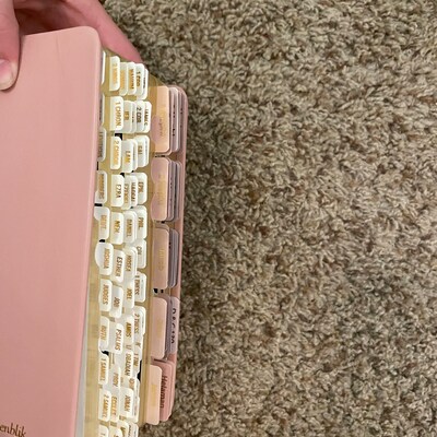 Melted Rose Gold Foil Bible Tabs Bible Journaling Bible Accessories ...
