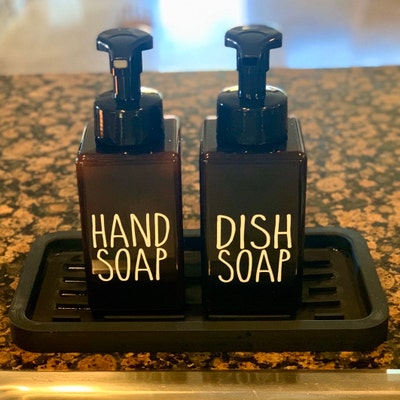 Hand Soap Dish Soap Labels Vinyl Decal Sticker Cute Kitchen - Etsy