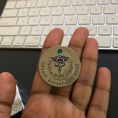 Personalized Nursing Pin / LPN BSN RN / Nurse Pin / Nursing Student ...