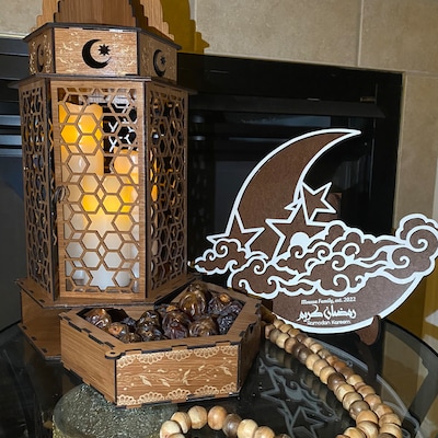 Ramadan Elegant Keychain, Lantern Design Keychain for Ramadan, Key Tag ...
