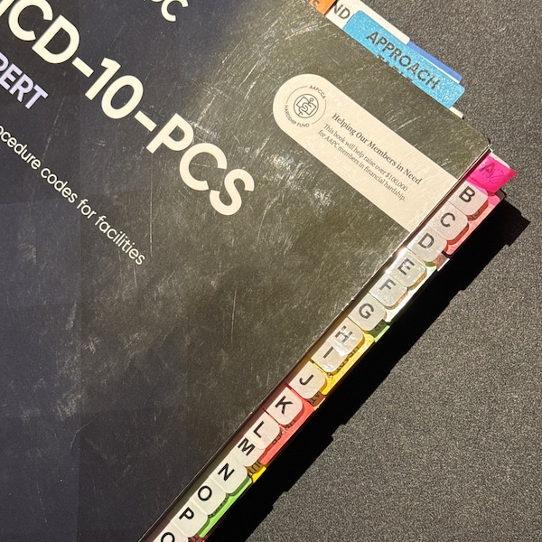 2024 ICD-10-PCS - Tabbing System | Medical Coding Tabs (book NOT ...