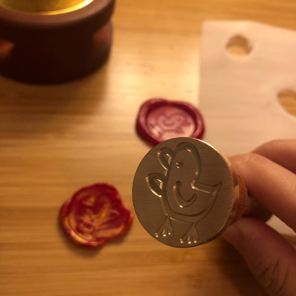 Custom Wax Seal Stamp Kit for Wedding Invitation, Personalized Logo Wax ...