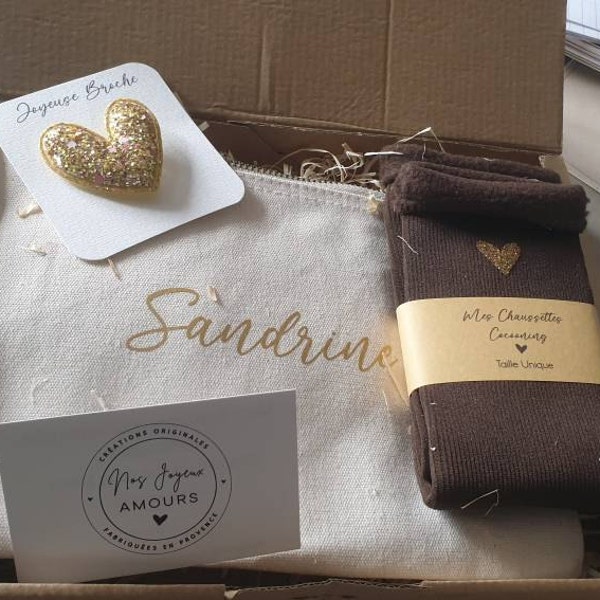 Broche coeur message personnalisé. Cadeaux d'invités pour mariage ...