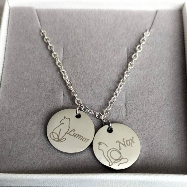 Engraved Triple Layer Necklace, Layered Necklace Set, Multi Layer Disc ...