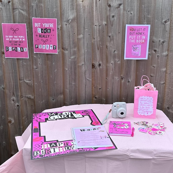 Mean Girls Party Sign - the Carb Bar | Instant Download | Funny ...