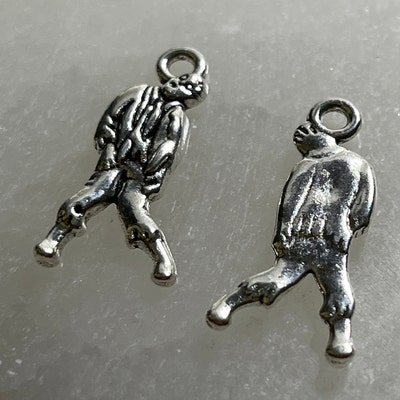 20pcs Zombie Charm Gothic Charm Antique Silver Tone 12x27mm Cf2032 - Etsy